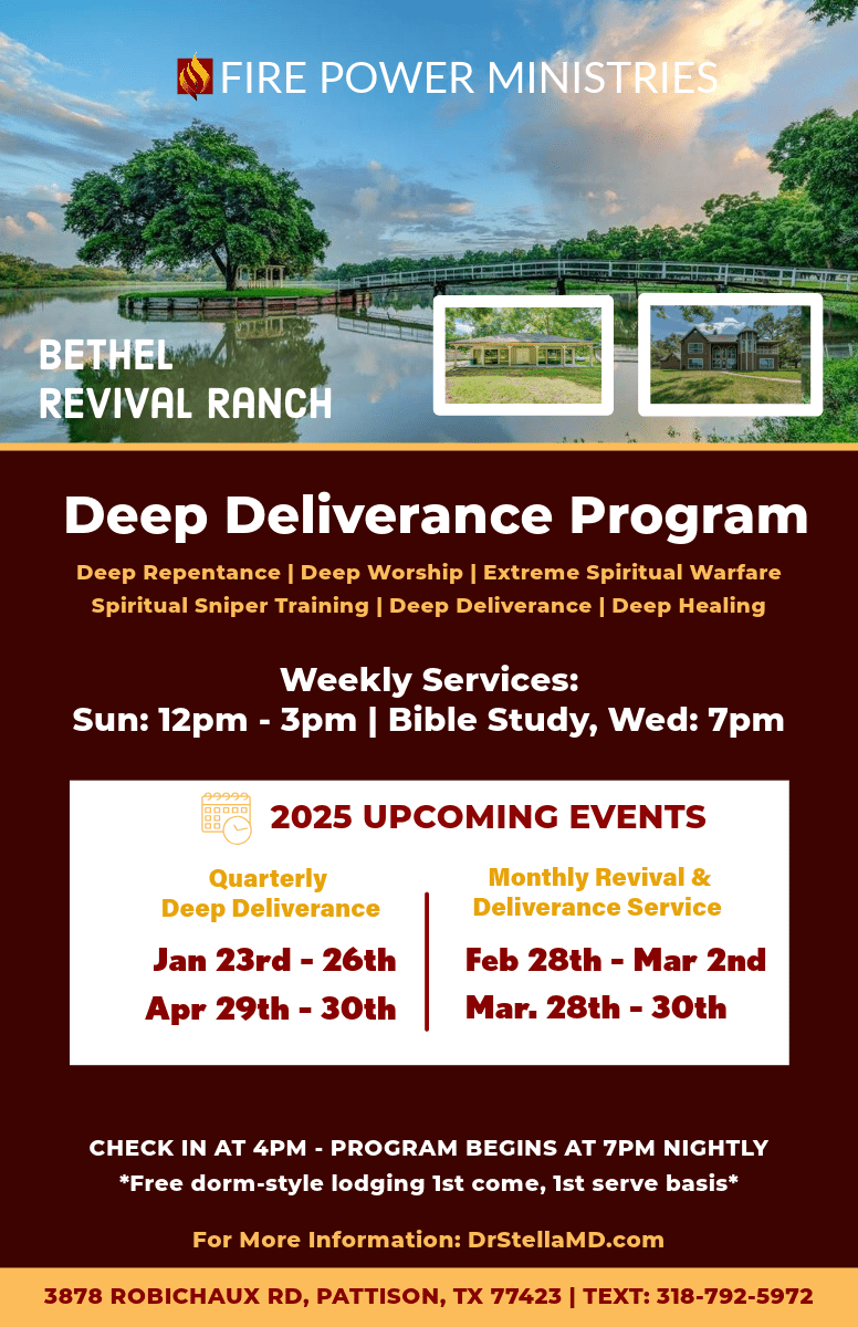 Bethel Revival Ranch - Dr Stella MD